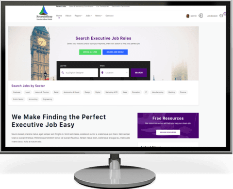 recruitment website design - employment websites for agencies